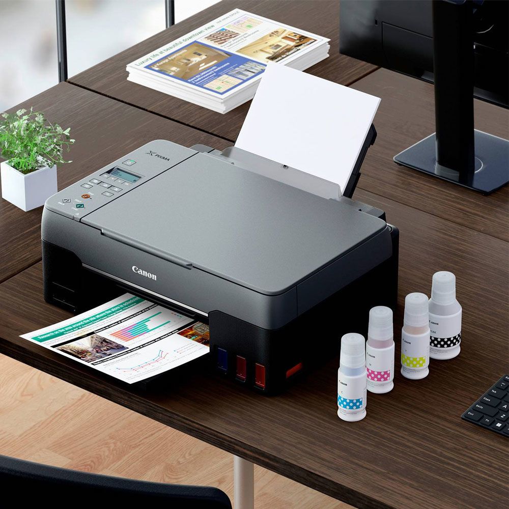 Impresora Multifunción Canon G3160 Sistema Continuo + Tinta Incluidas ...
