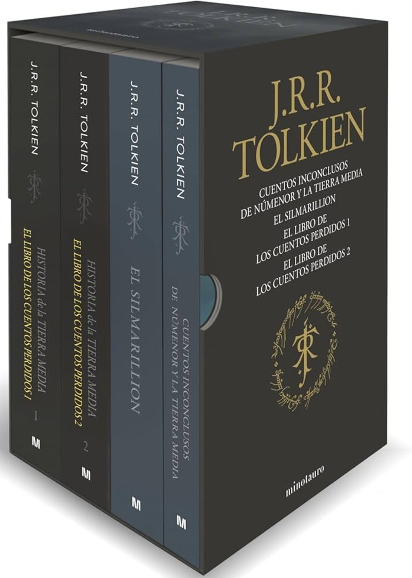 ESTUCHE TOLKIEN 2 (SILMARILLION, CUENTOS INCONCLUSOS, HISTORIA TIERRA MEDIA 1 Y 2) - Escaramuza ...
