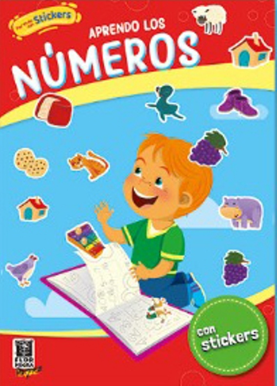 APRENDO LOS NUMEROS CON STICKERS - Escaramuza - Libros y café